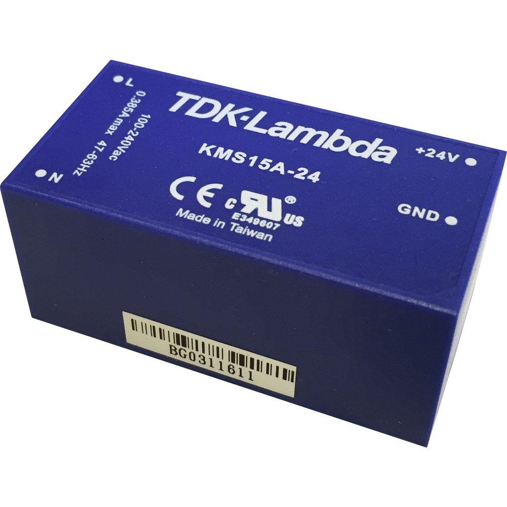 TDK TDK-Lambda KMS15A-12 AC/DC-Printnetzteil 12 V 1.25 A 15 W AC/DC-Einbaunetzteil