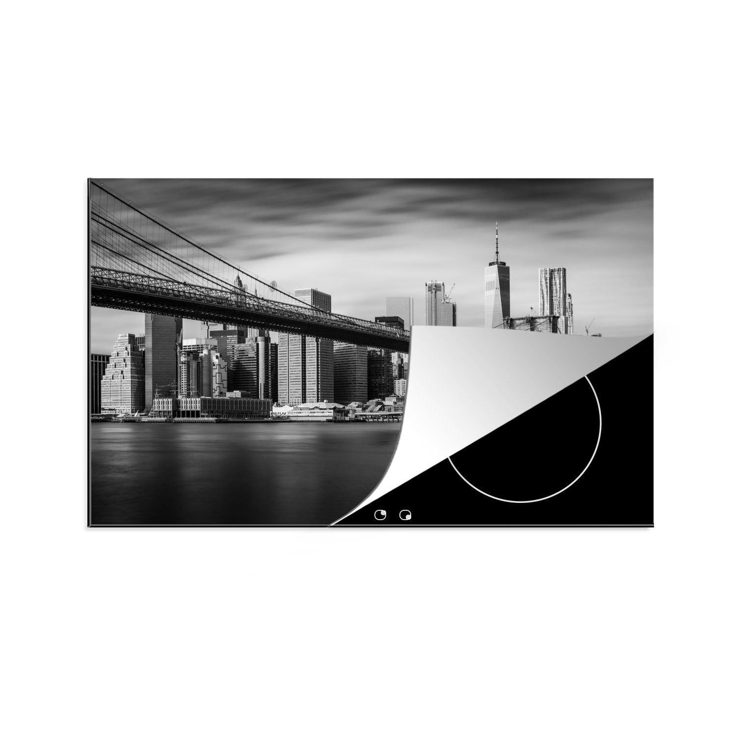 Muchowow Herdblende Abdeckplatte Brooklyn Bridge Und Die New Yorker
