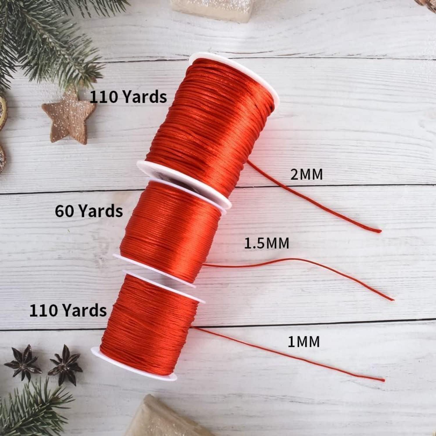 LuxusKollektion Geschenkpapier Nylonschnur Rattail Makramee Armbänder ...