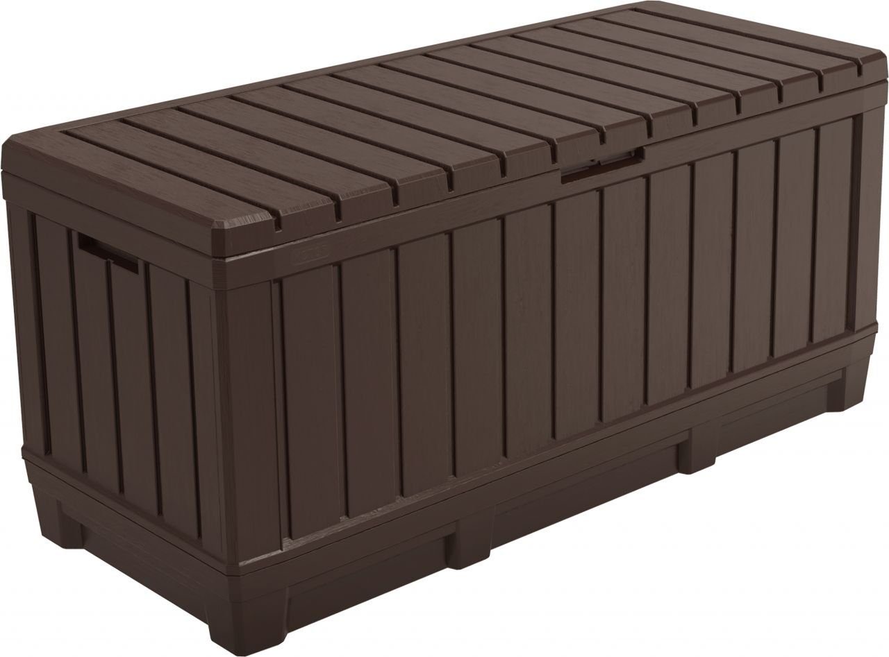 Keter Gartenbox Keter Auflagenbox Kentwood 128 x 53,6 x 59 cm, Schachtel Garten