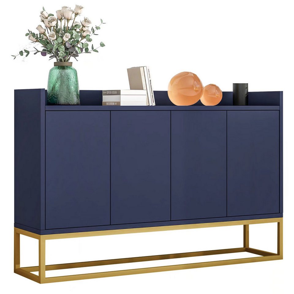 Thanaddo Sideboard Modernes Sideboard Kommode Mit 4 Türengriffloser