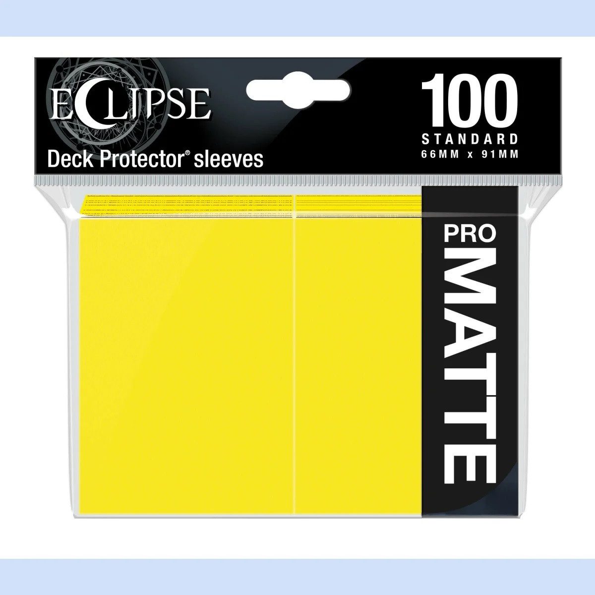 Ultra Pro Sammelkarte UP Deck Protector ECLIPSE Matte Lemon Yellow 100ct