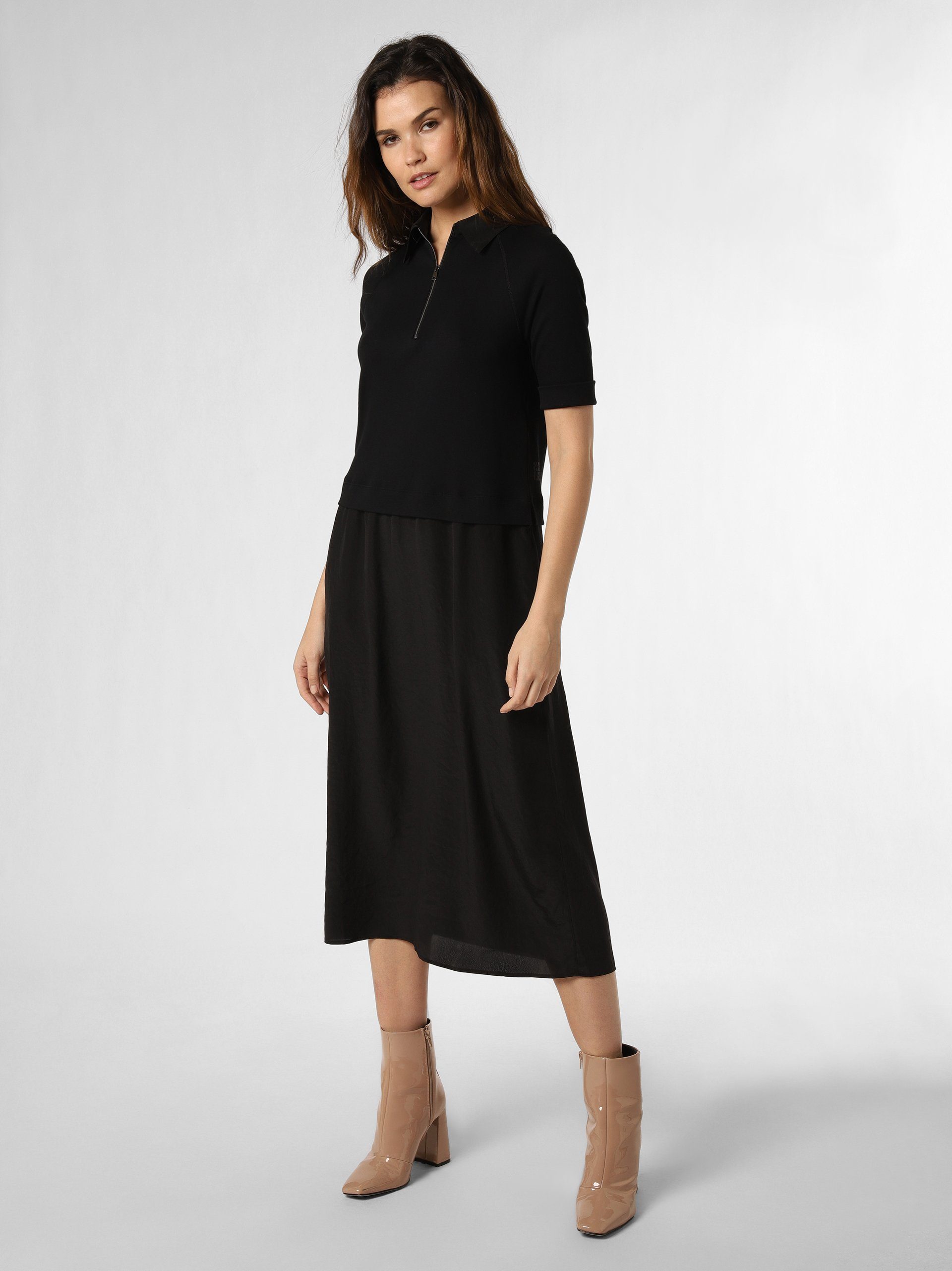 Marc Cain A-Linien-Kleid, Seitliche Eingrifftaschen