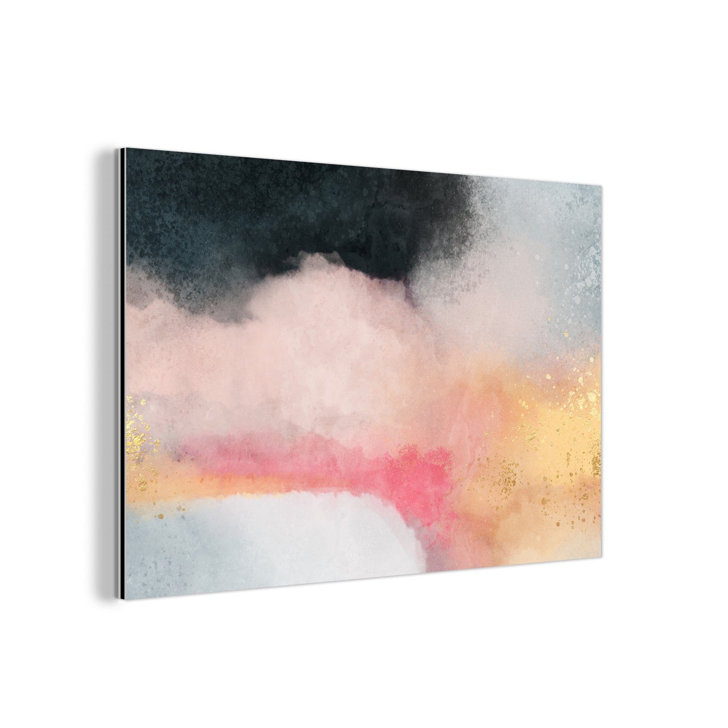 Muchowow Metallbild Malerei Abstrakt Design 1 St Wohnzimmer