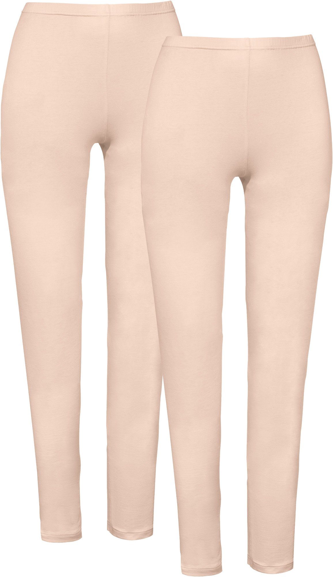 Erwin Müller Lange Unterhose Damen Unterhose Lang 2er Pack 2 St