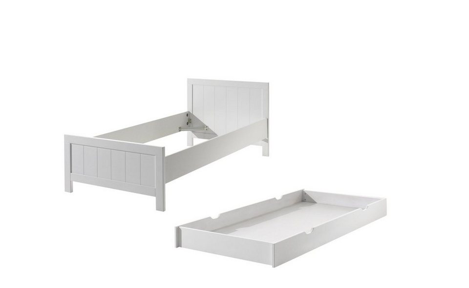 Vipack Jugendzimmer Set Aus Massiv Kiefer Und Mdf In Weiß Mit Einer