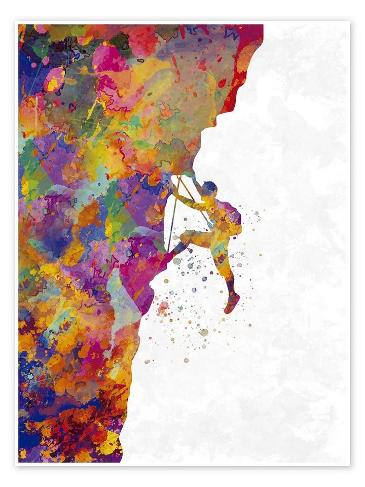 Posterlounge Poster Nobelart Klettern Ii Malerei