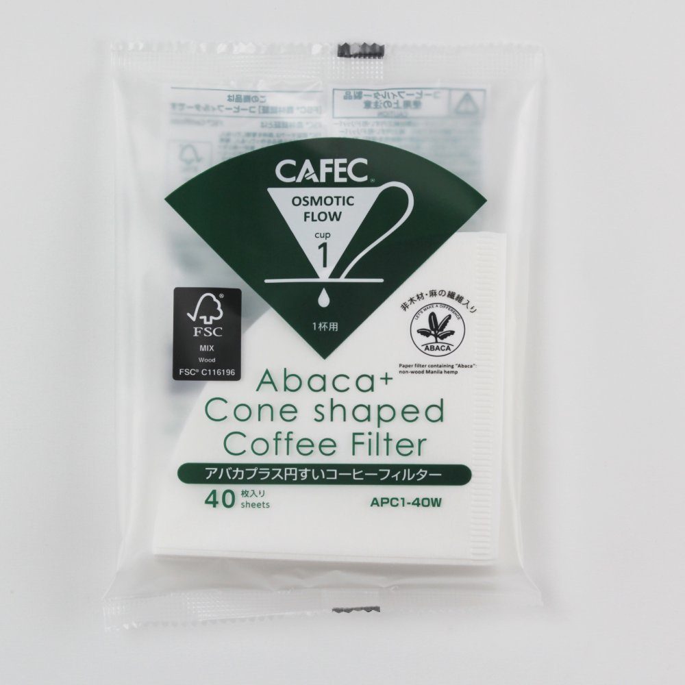 Cafec Ersatzfilter Abaca+ Cup 1 - Made in Japan