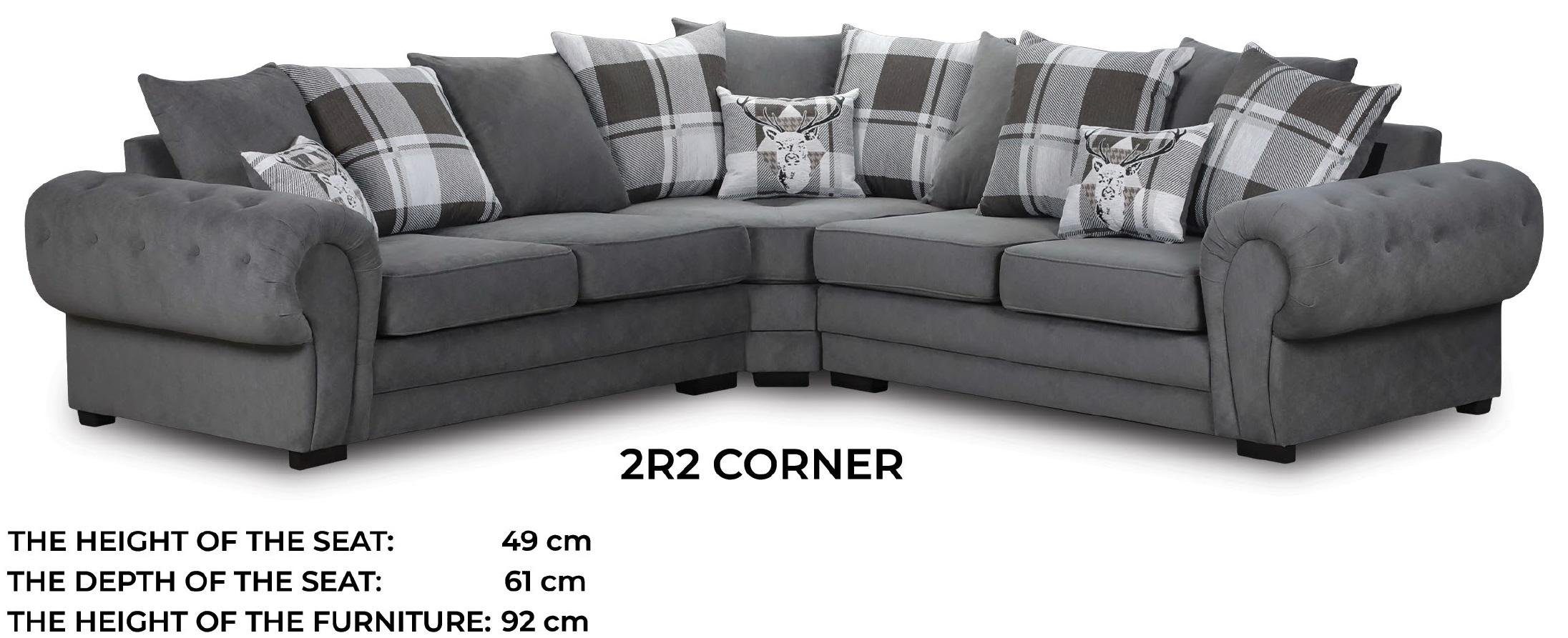 Jvmoebel Ecksofa Stoffsofa Luxus Stoff Eckgarnitur Wohnzimmer Ecksofa