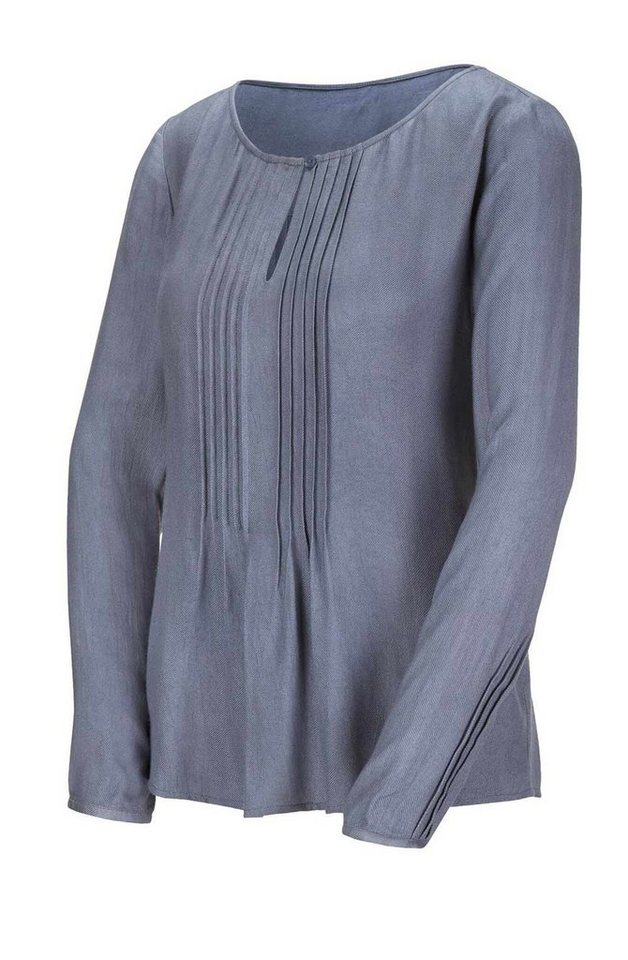 Creation L Shirtbluse Création L Damen Bluse Jeansblau