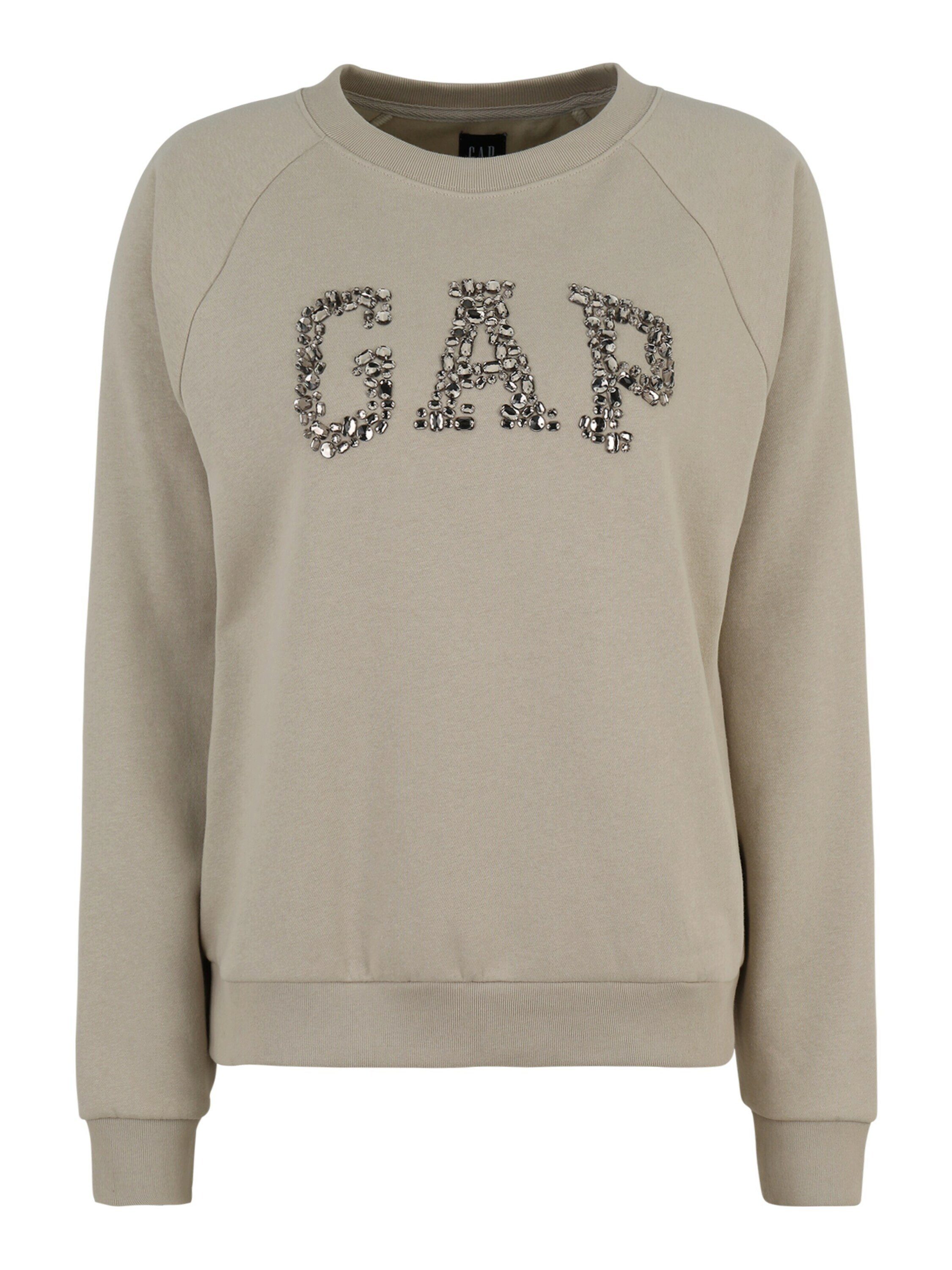 Gap Tall Sweatshirt 1 Tlg Ziersteine Ton In Ton Nähte