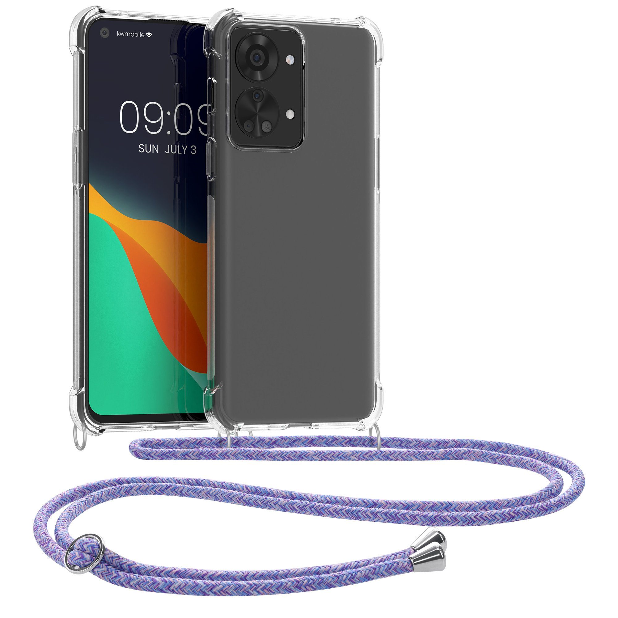 Kwmobile Handyhülle Necklace Case Für Oneplus Nord 2t 5g Hülle Silikon