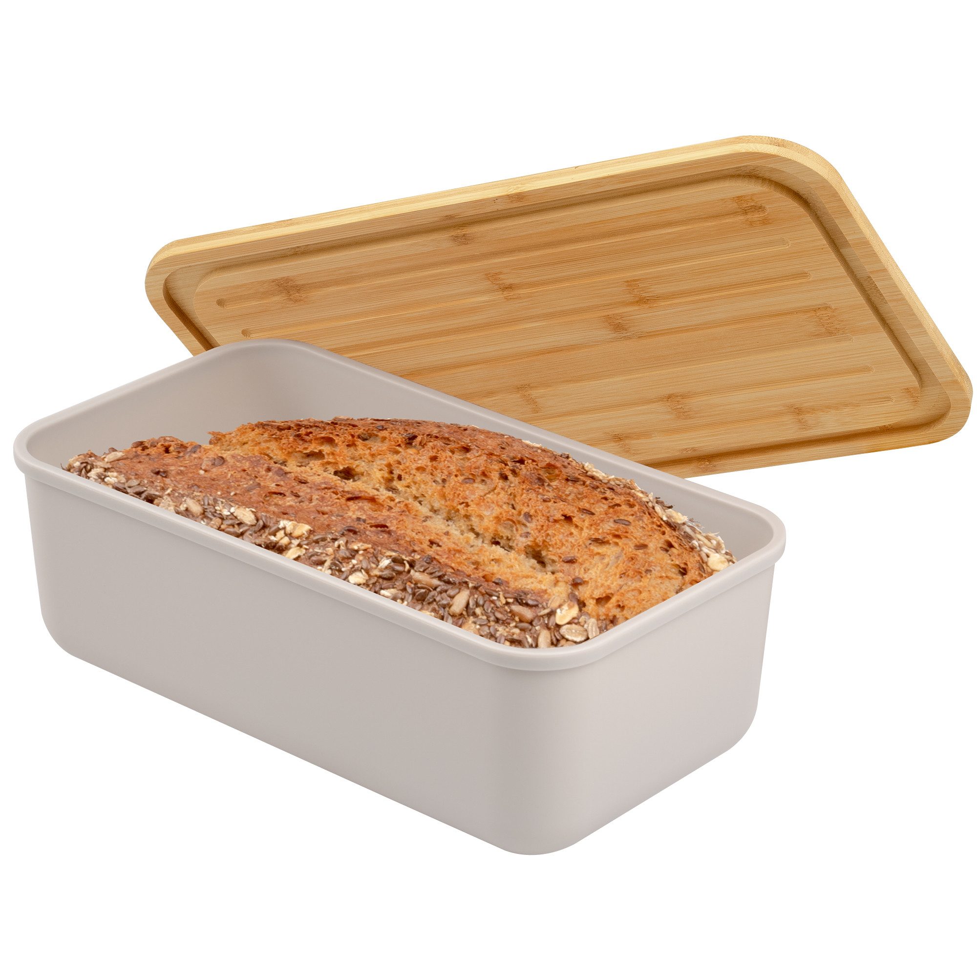 Bremermann Brotkorb Brotkasten Mit Bambus Deckel Brotbox