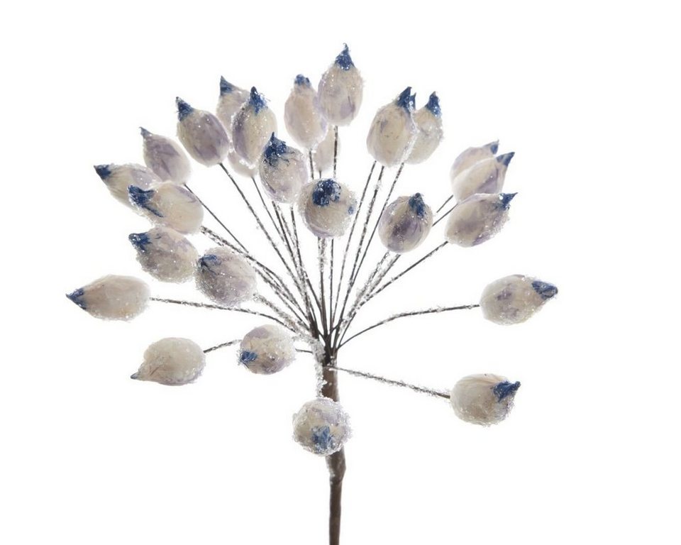 Kunstblume Blüte Dekoblüte Bärenklau Frostfinish Kaemingk