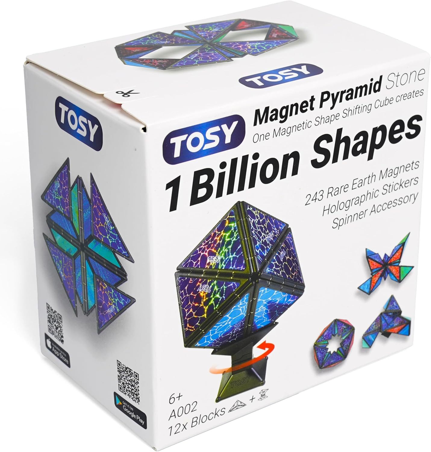 Preisvergleich für TOSY TOSY Magnet Pyramid Stone Magnetspielbausteine ...