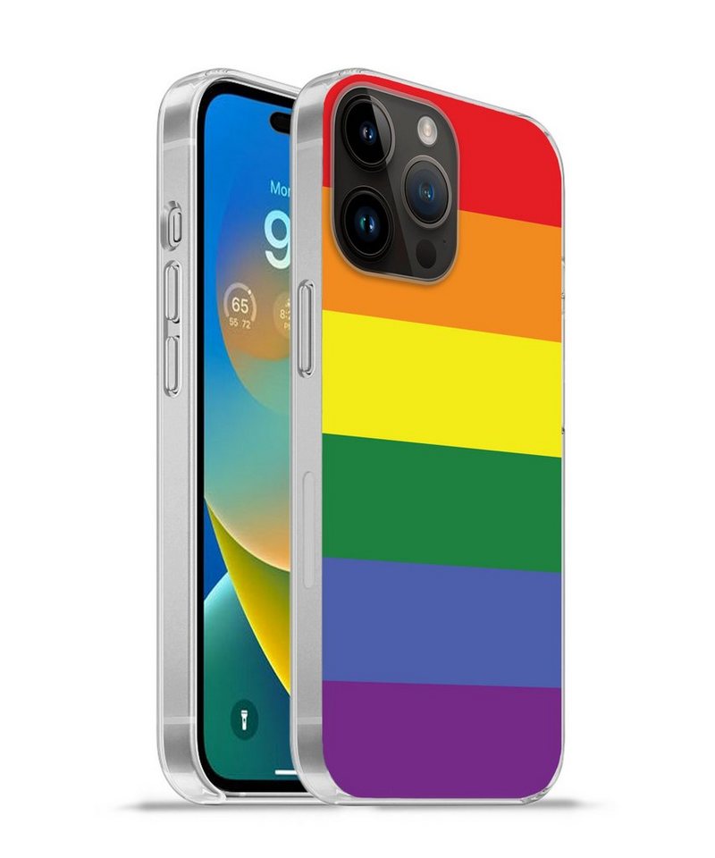Muchowow Handyhülle Regenbogen Stolz Regenbogenfahne Handyhülle