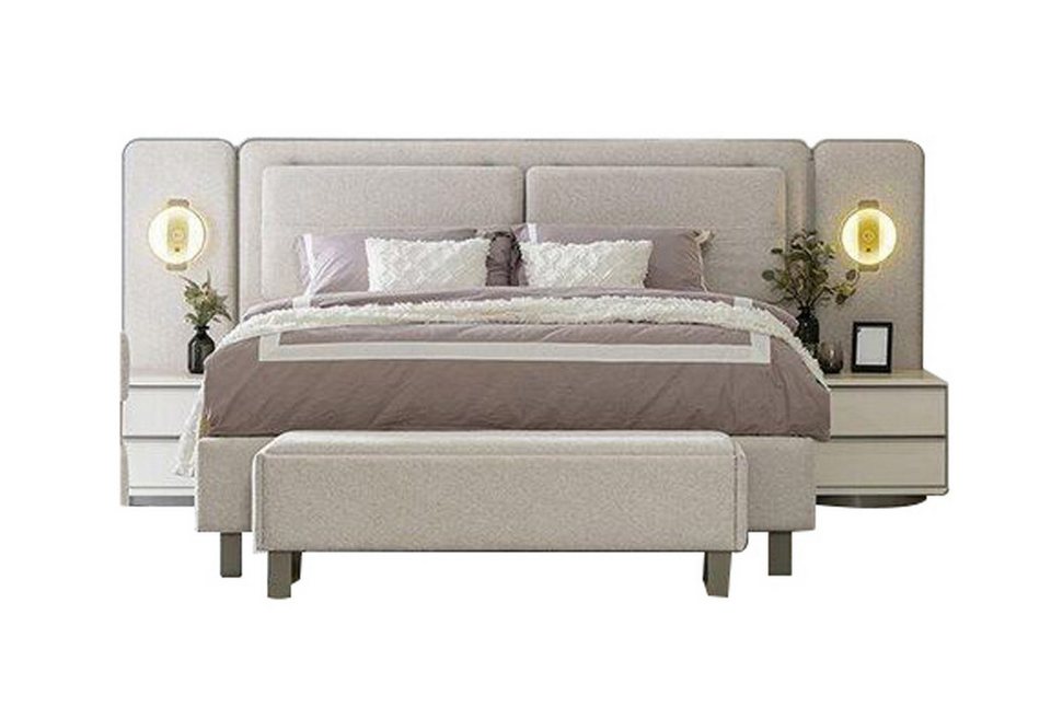 Jvmoebel Schlafzimmer Set Komplett Schlafzimmer Möbel Set Bett Mit Bank
