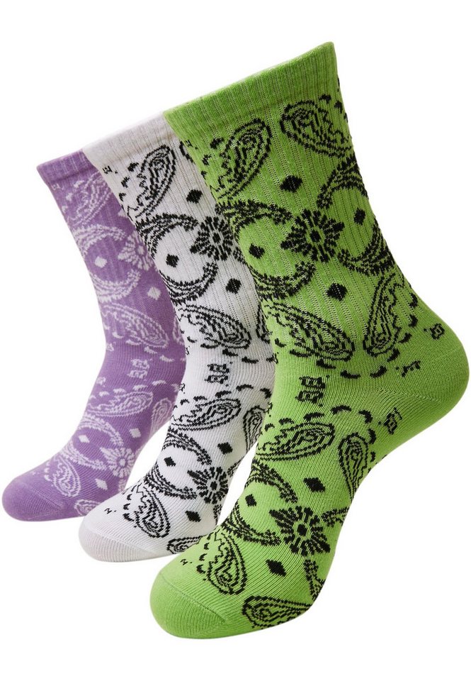 Urban Classics Basicsocken Urban Classics Unisex Bandana Pattern Socks