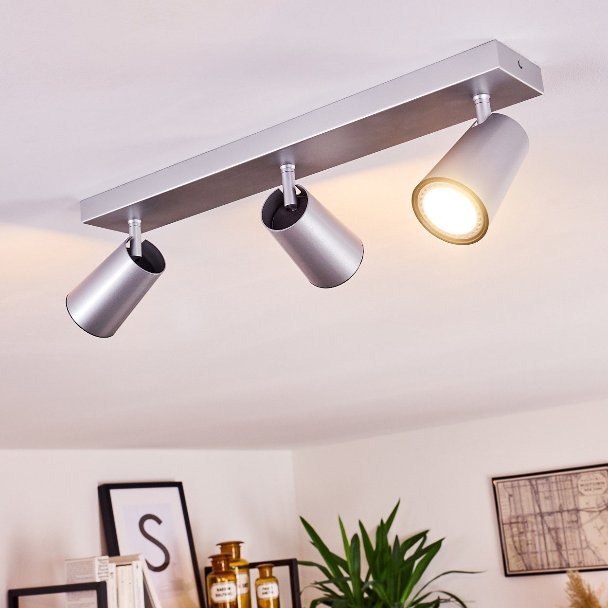 Hofstein Deckenleuchte Gaby Moderne Deckenlampe Aus Metall In