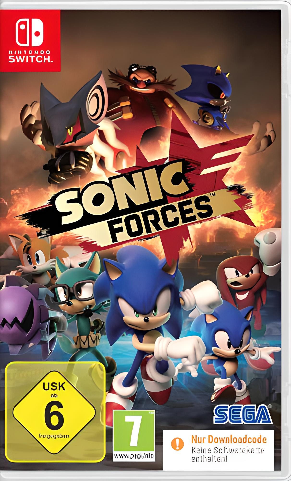 Sonic Forces SWITCH (CiaB) Code in a Box Nintendo Switch