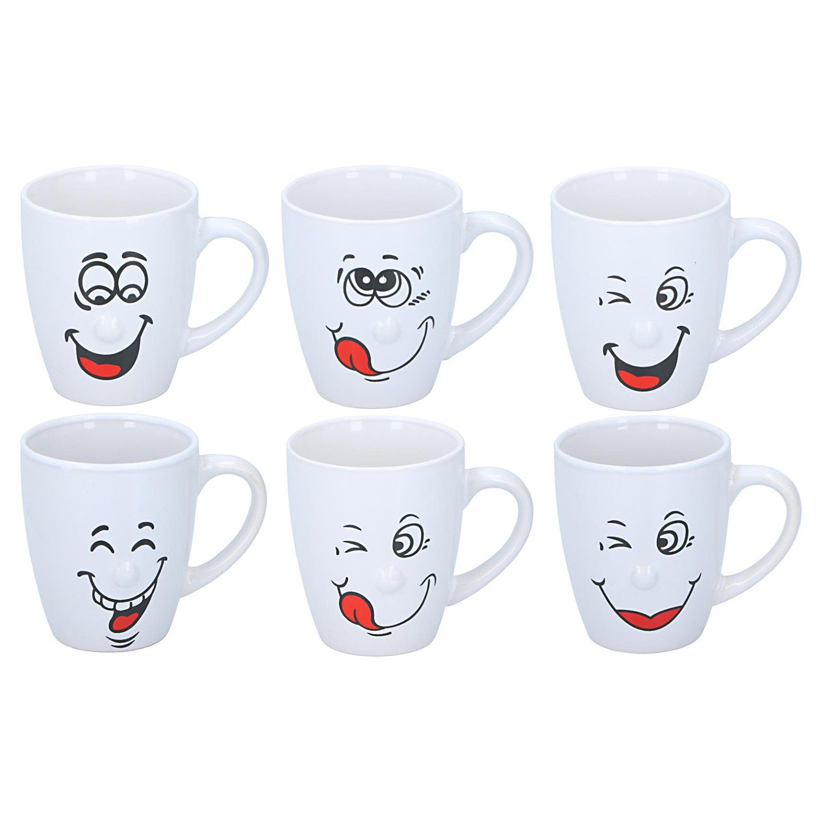 Neuetischkultur Tasse Becher 2er Set Verschiedene Lächelnde