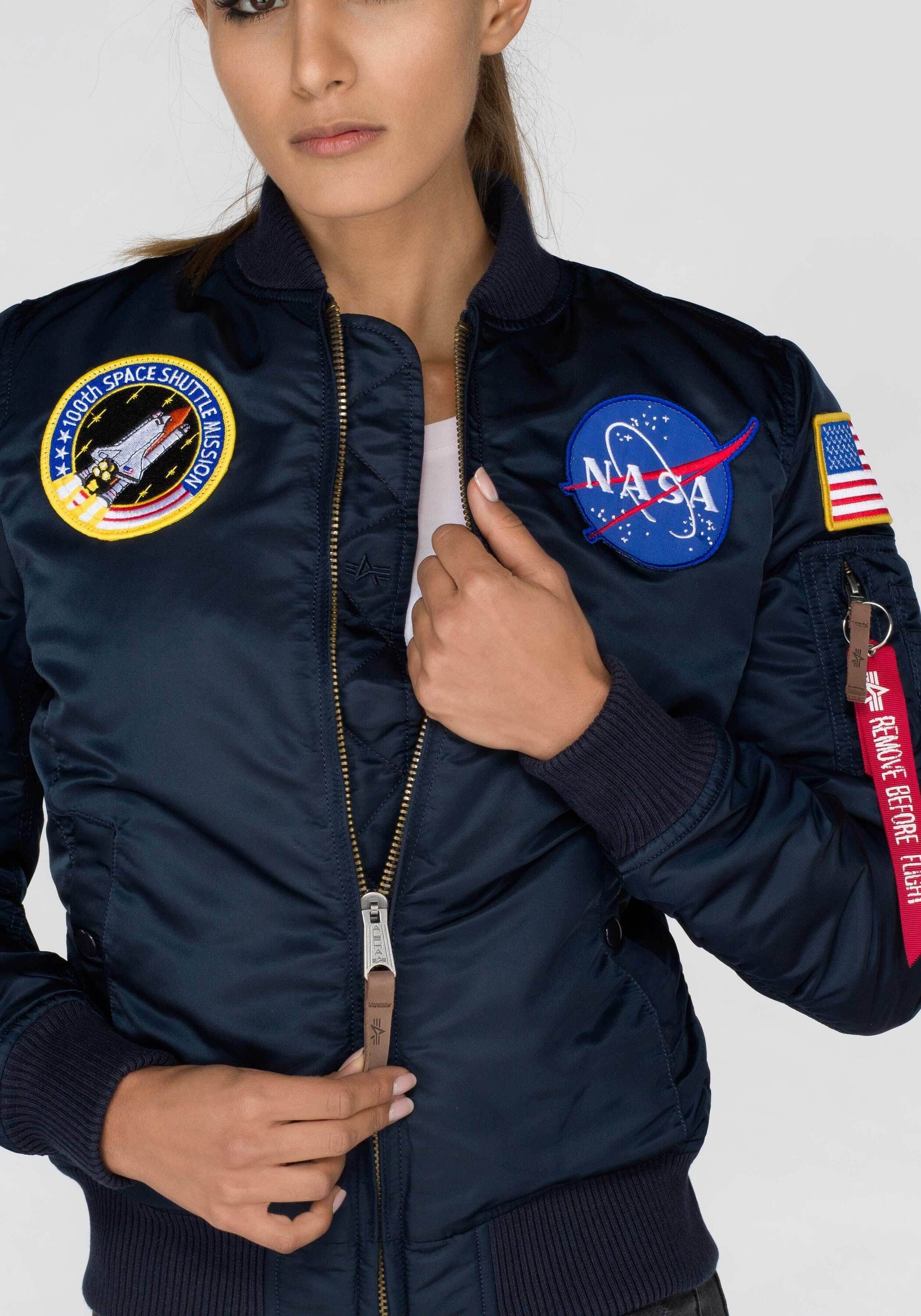 Nasa bomber jacket store