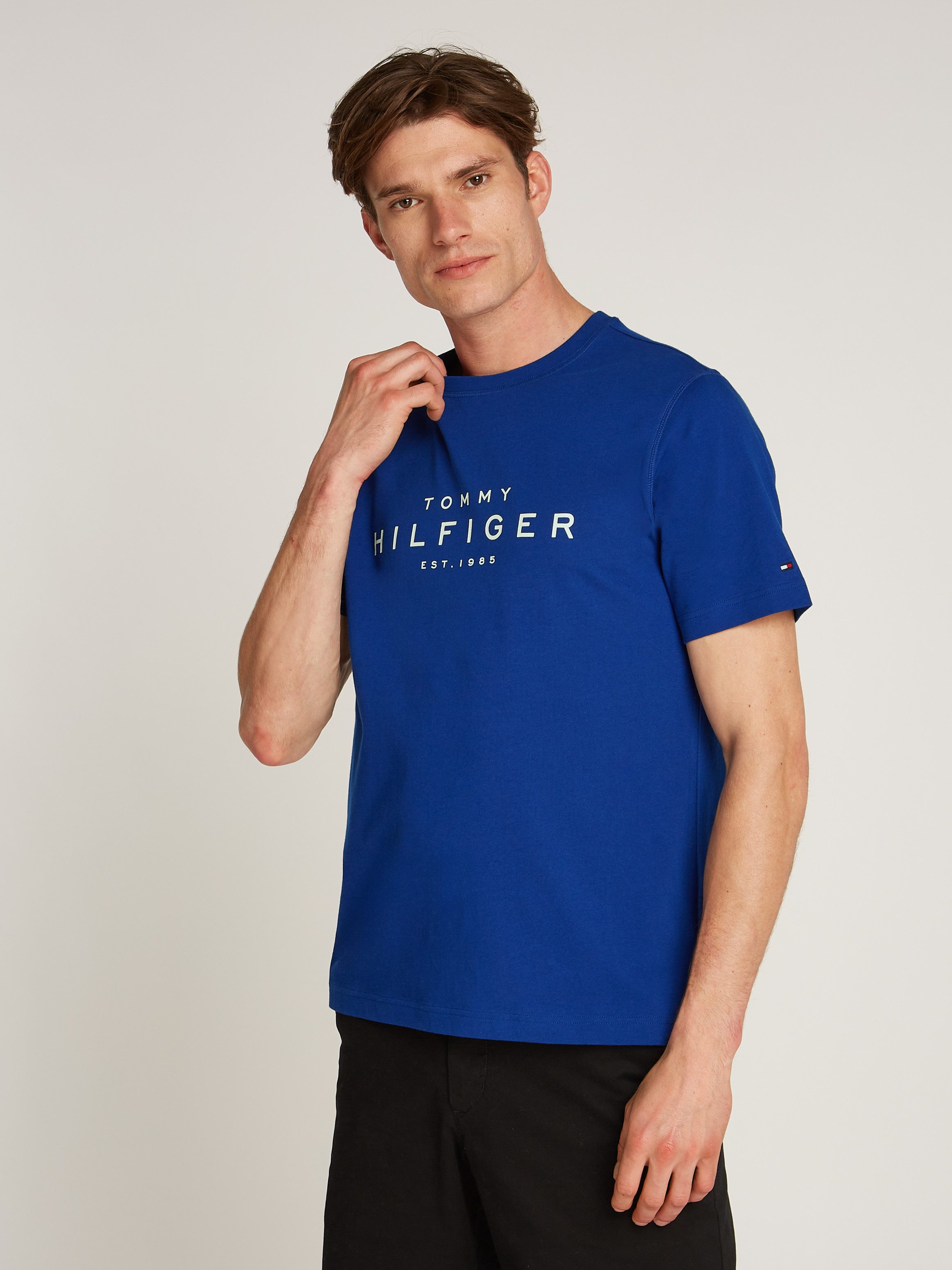 Tommy Hilfiger T Shirt BIG RWB HILFIGER TEE mit Logo