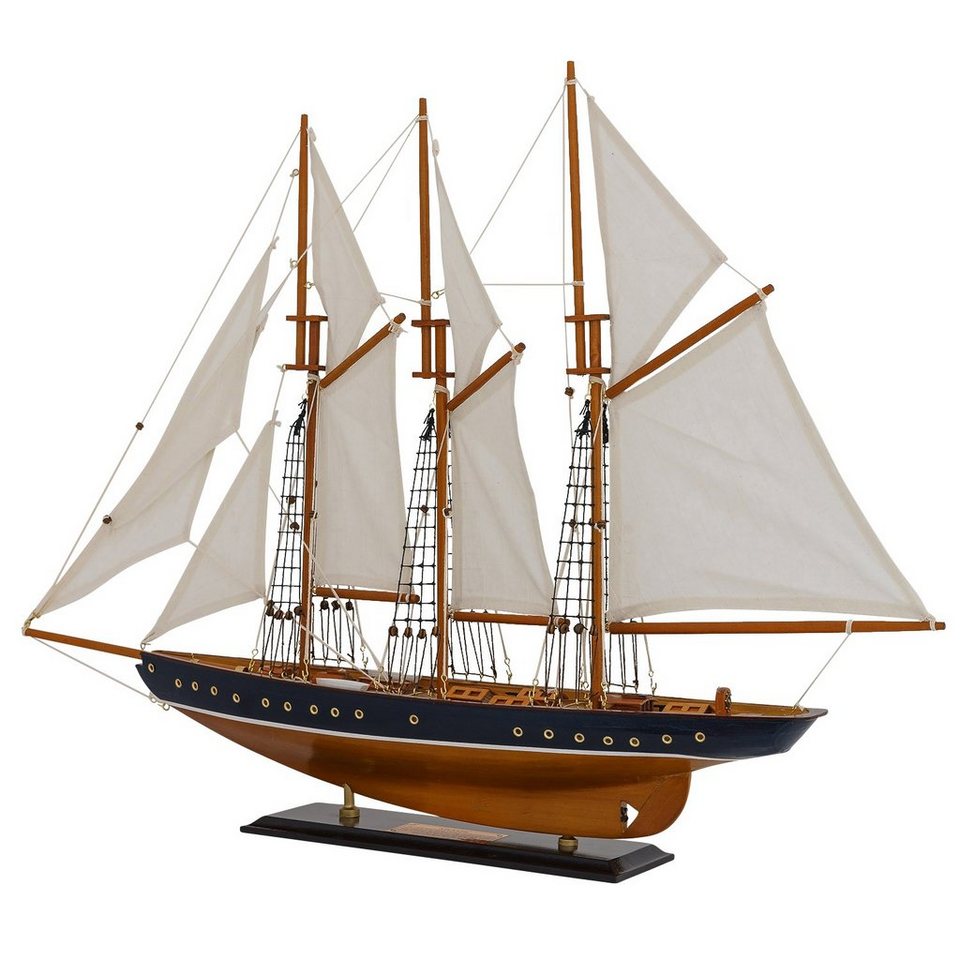 Aubaho Modellboot Modellschiff Atlantic Schiff Segelschiff Maritim Deko