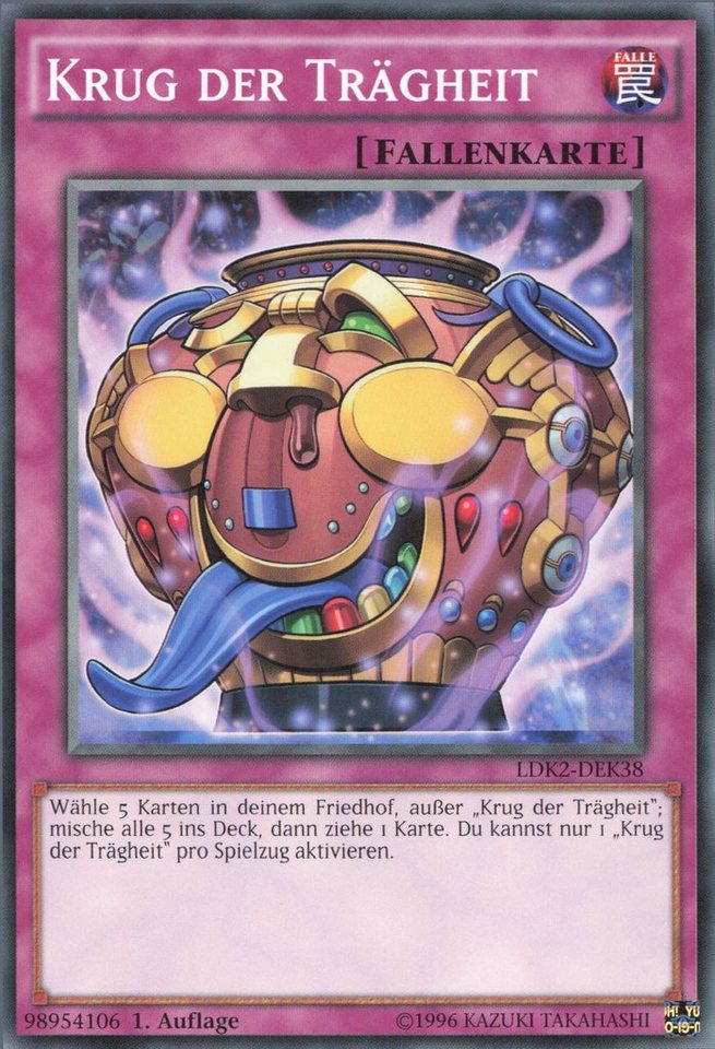 Recollectibles Sammelkarte Yugioh Karte Krug Der Trägheit Deutsch Yu