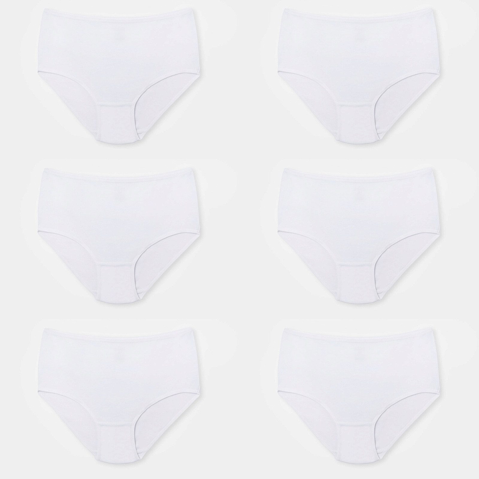 Sehertutku Slip Damen Unterhosen 6er 10er Pack Basic Slips Elastische