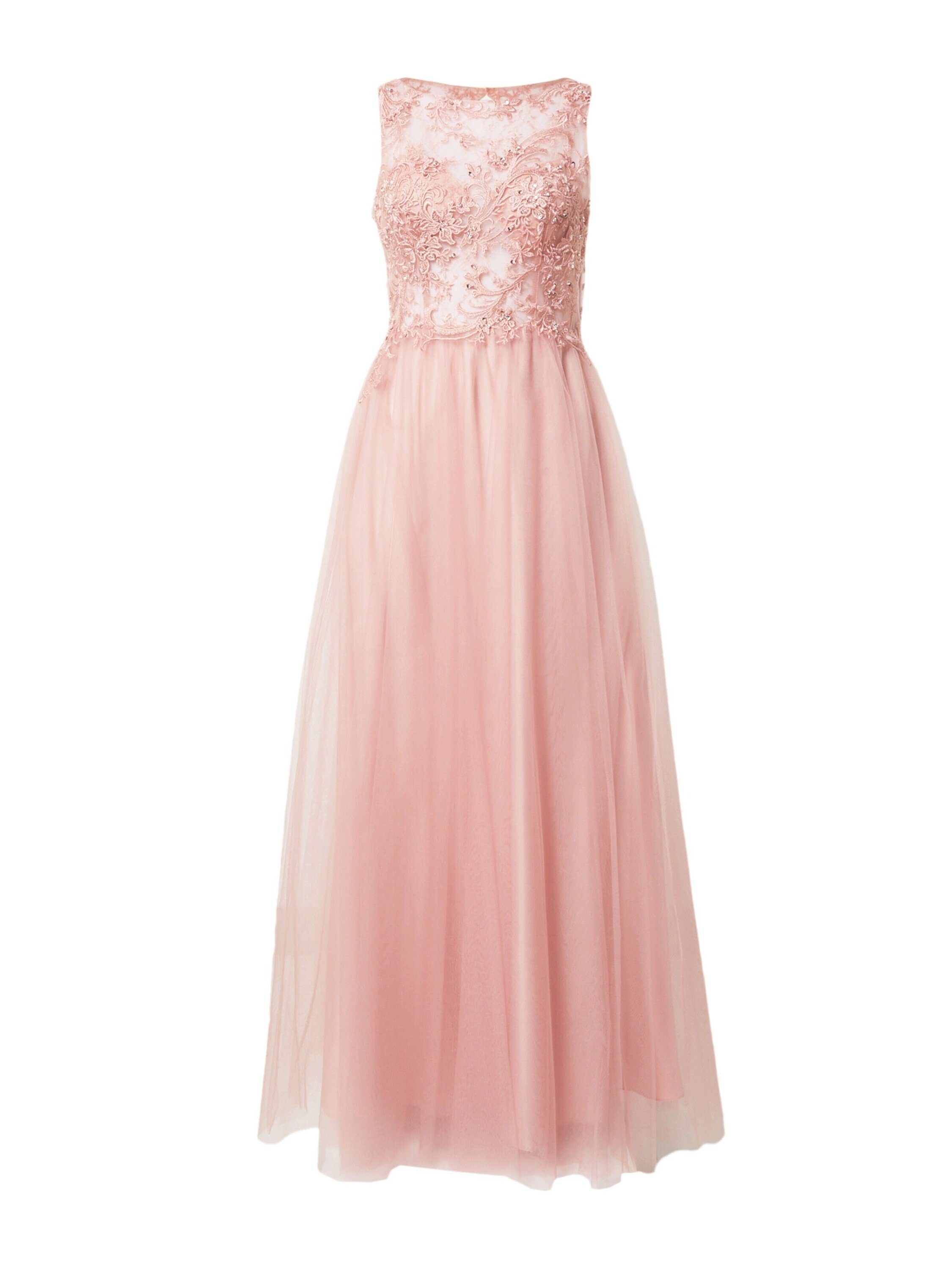 Laona Abendkleid 1 Tlg Cut Outs Spitze Ziersteine Drapiertgerafft