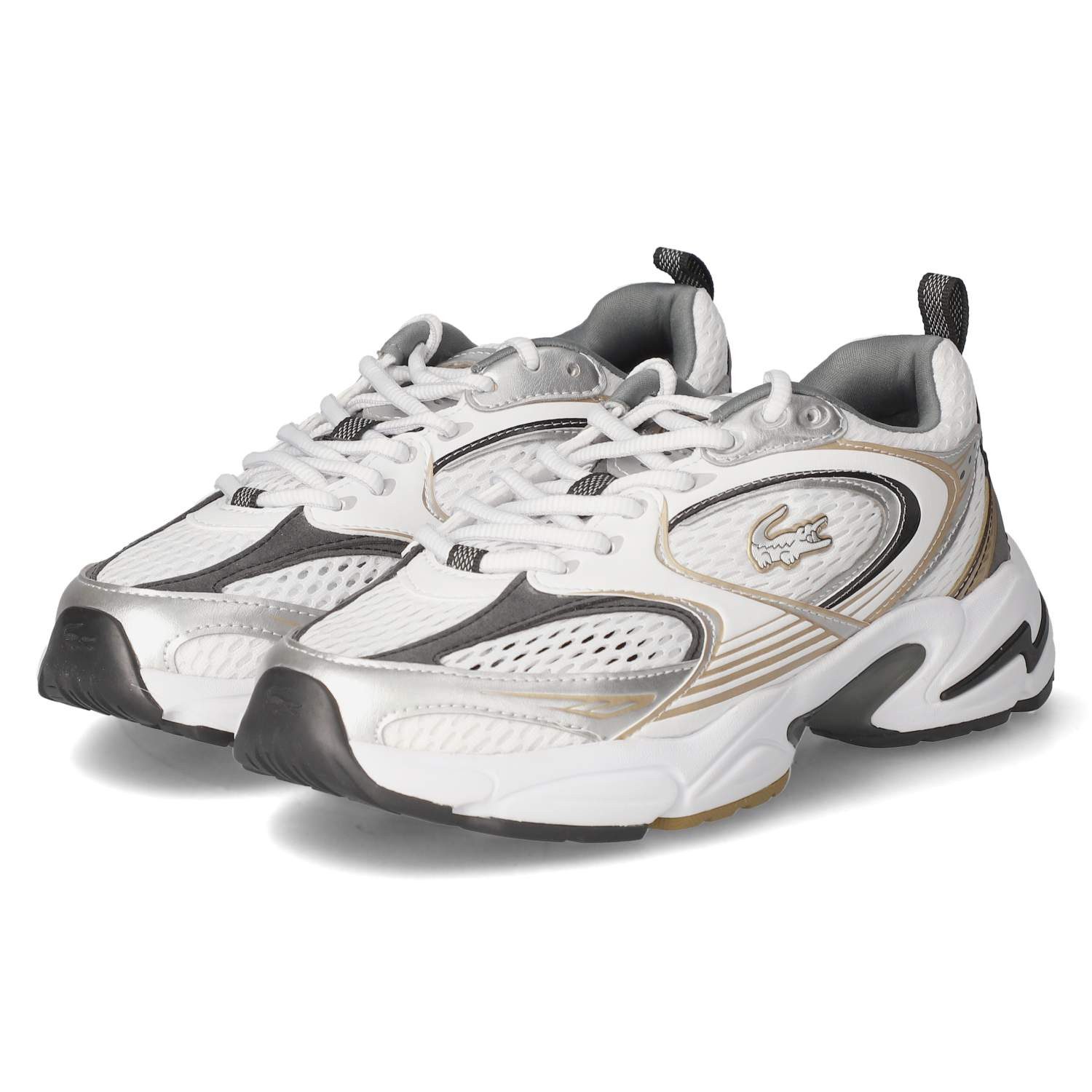 Lacoste Lacoste 50SFA0175-108 Damen Textil & Synthetik white Schnürschuh