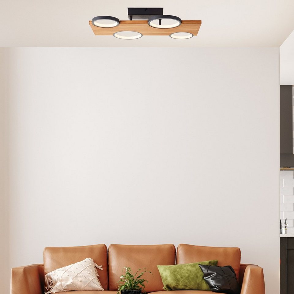 Lightbox Led Deckenleuchte Dimmfunktion Led Fest Integriert Warmweiß