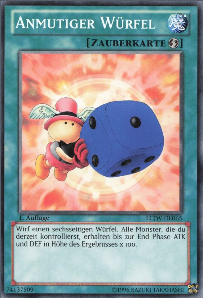 Recollectibles Sammelkarte Yugioh Karte Anmutiger Würfel Yu Gi Oh