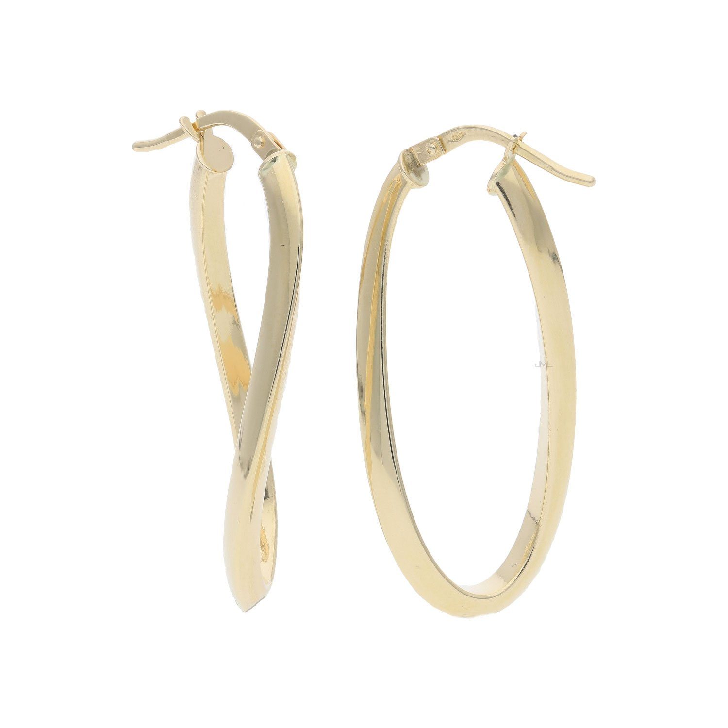 ᐅ JuwelmaLux Paar Creolen JuwelmaLux Creolen 585/000 (14 Karat) Gold JL25-06-0288 (kein Set, 2 ...