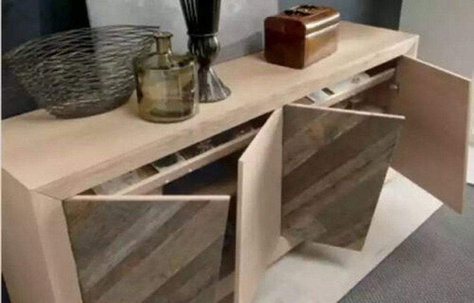 Jvmoebel Sideboard Holz Sideboard Wohnzimmer Luxus Kommoden Möbel Braun
