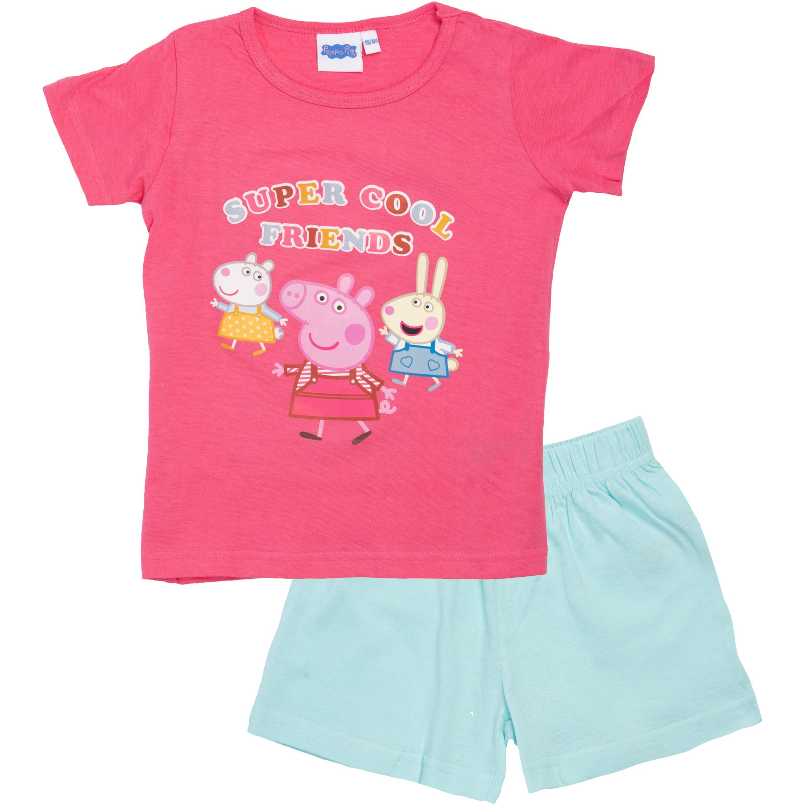 United Labels® Schlafanzug Peppa Wutz Schlafanzug Für Mädchen Super