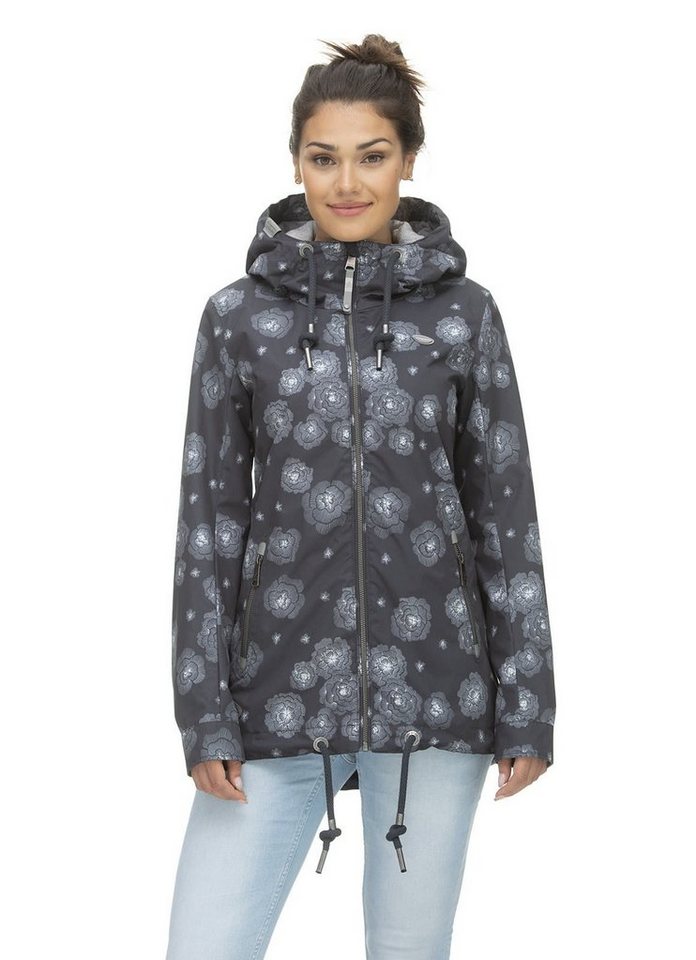 Ragwear Outdoorjacke Ragwear W Zuzka Flower Damen Anorak