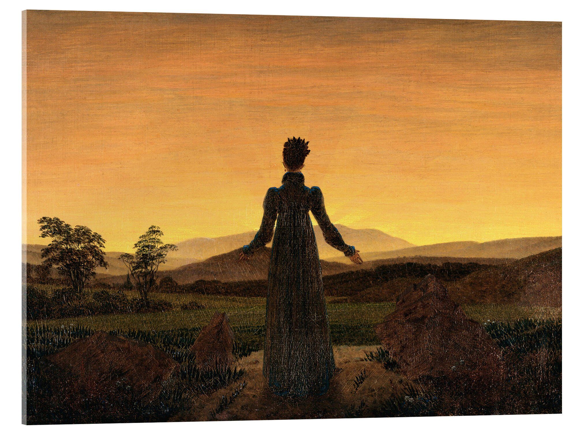 Posterlounge Acrylglasbild Caspar David Friedrich Frau In Der
