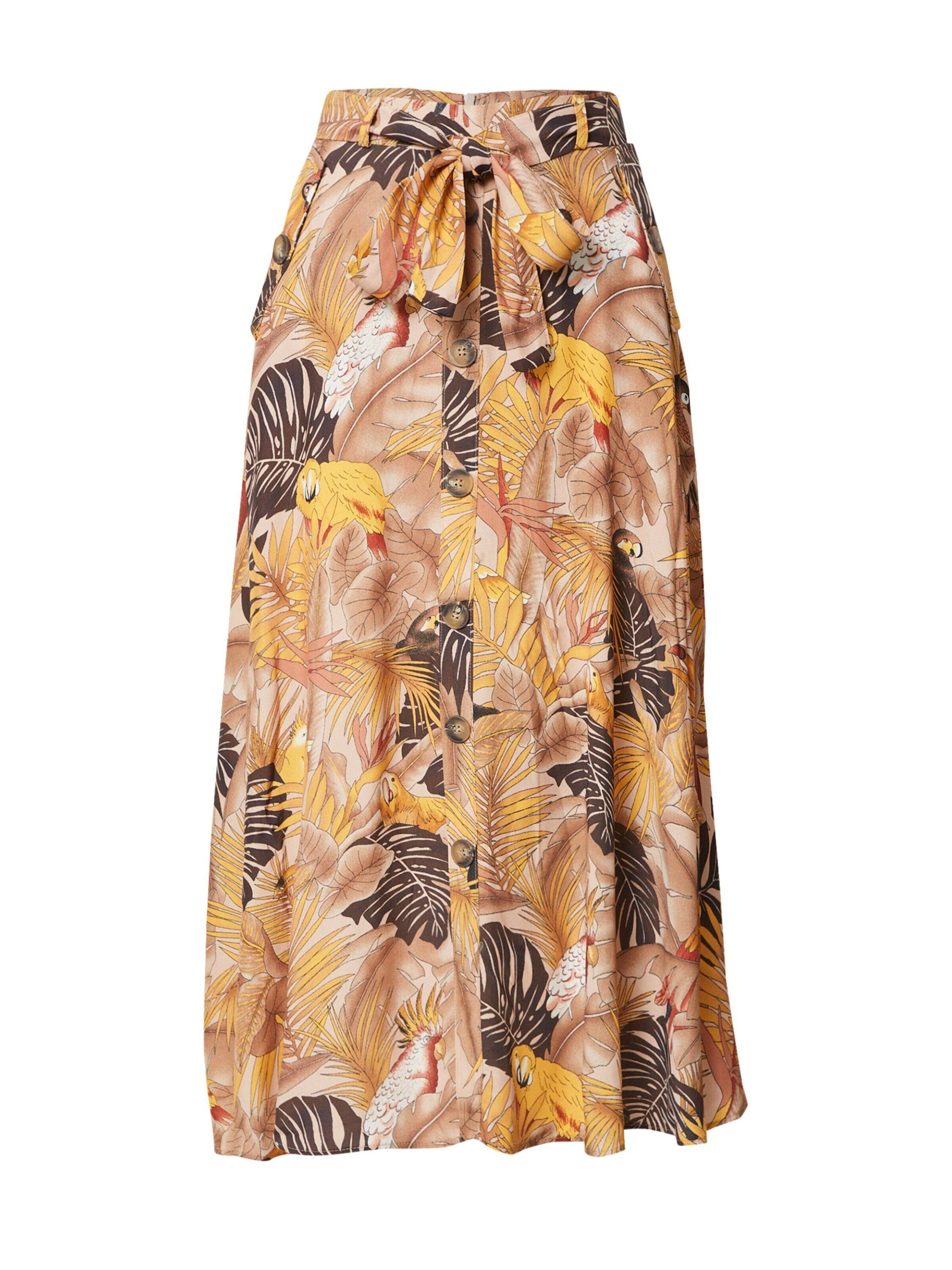 Koton A-Linien-Rock (1-tlg) Plain/ohne Details, Seitliche Eingrifftaschen