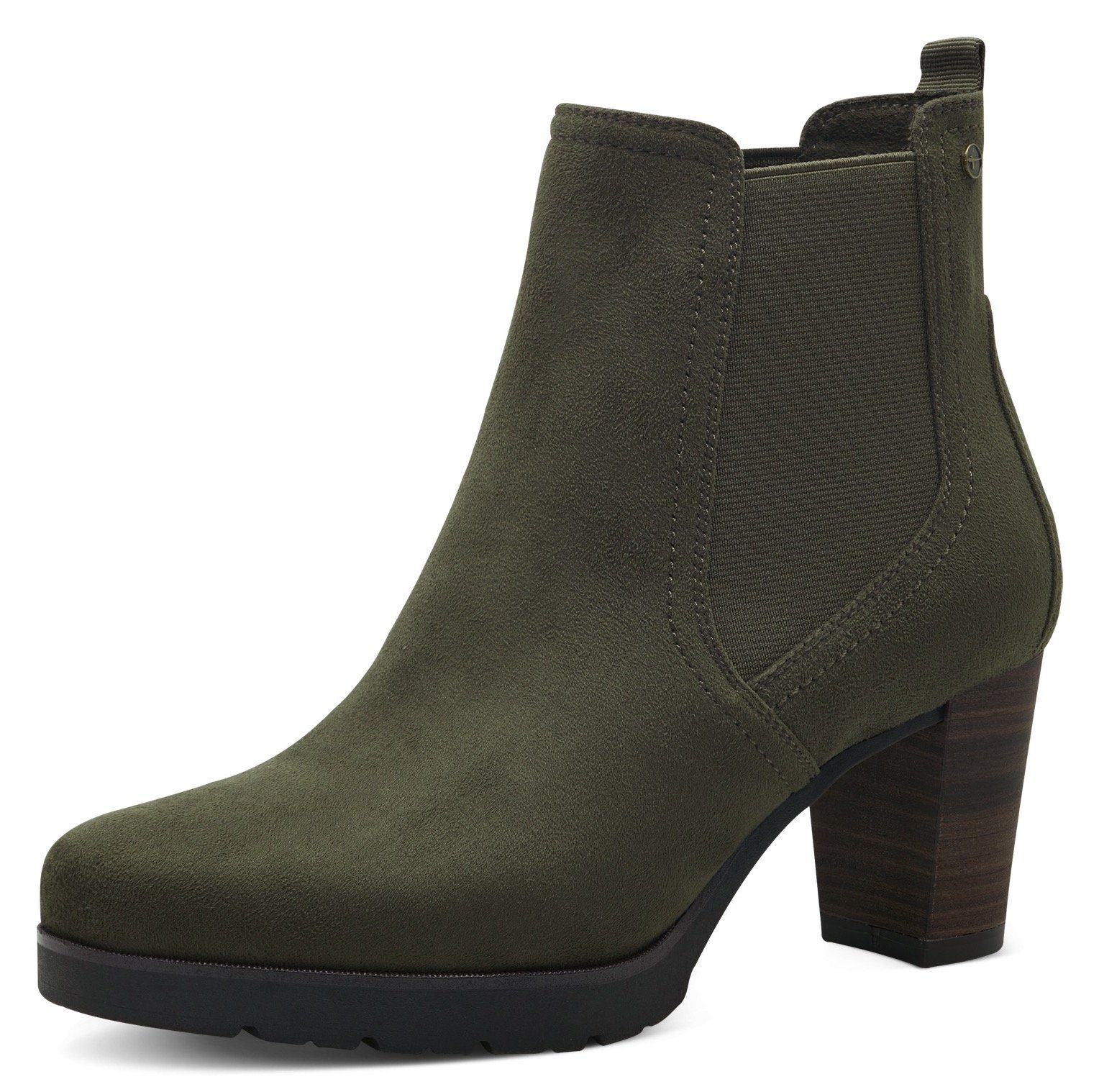 Tamaris Stiefelette Mit Stretcheinsatz Obermaterial Aus Textil In