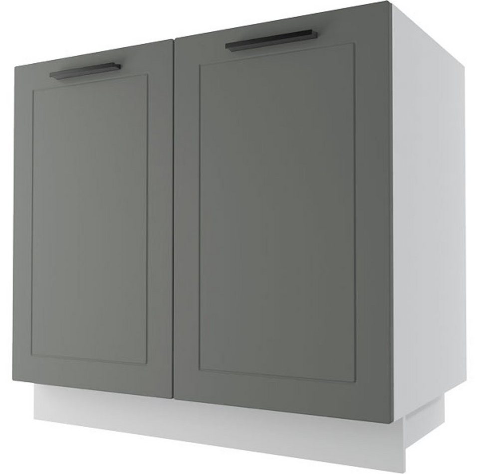 Feldmann Wohnen Unterschrank Kvantum Kvantum 1 St 90cm Front Und