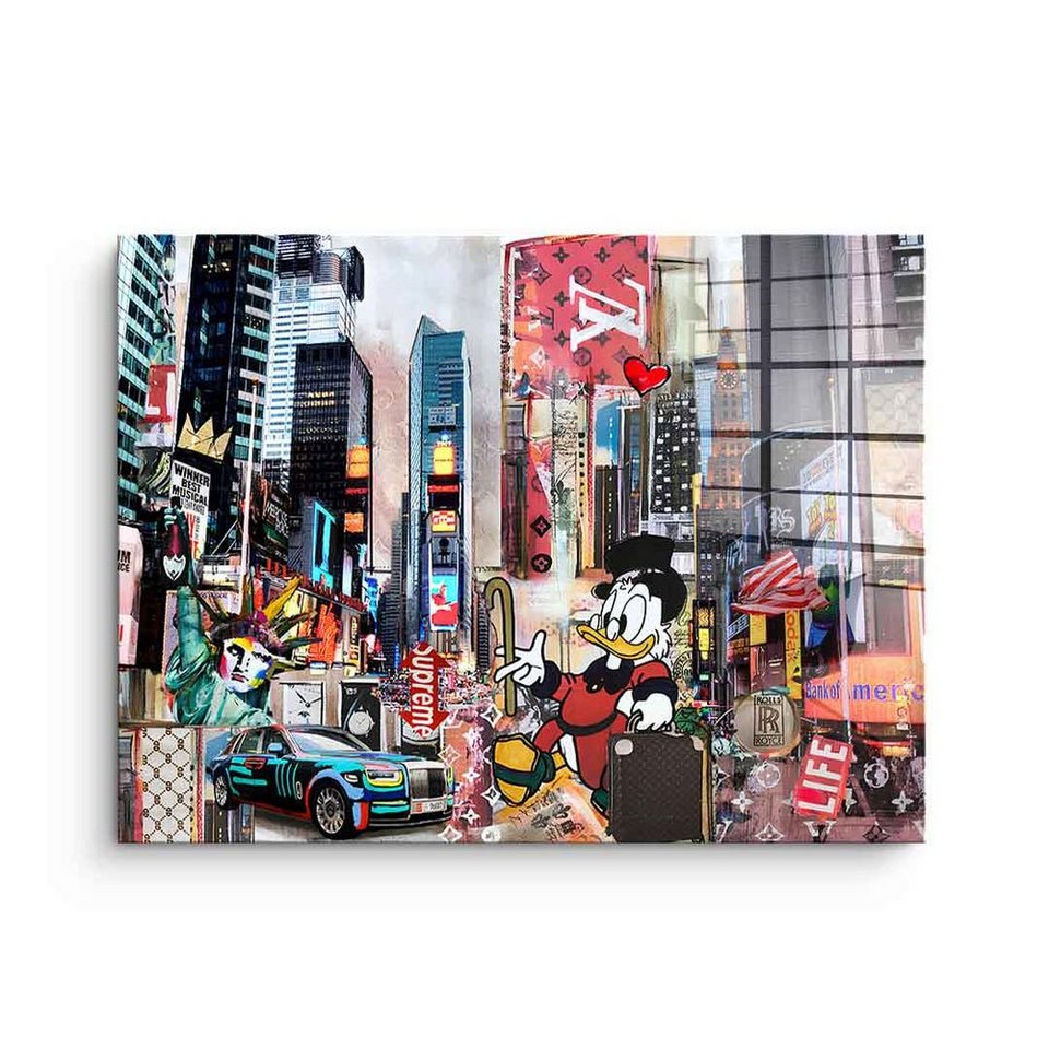 Dotcomcanvas® Acrylglasbild Dagobert In New York City Acrylglas