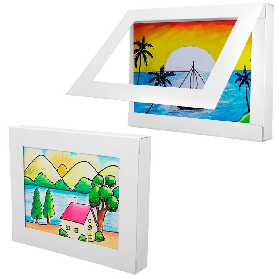 Belle Vous Dekoobjekt BELLE VOUS 2er Pack 3-in-1 Bilderrahmen für ... Belle Vous Dekoobjekt BELLE VOUS 2er Pack 3-in-1 Bilderrahmen für ...