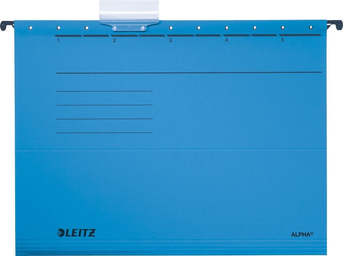 LEITZ Hefter Hängemappe Alpha A4 blau