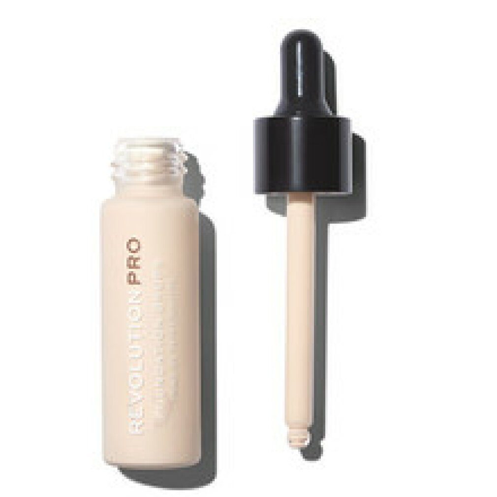 MAKE UP REVOLUTION Foundation Liquid makeup (Foundation Drops) 18ml ...