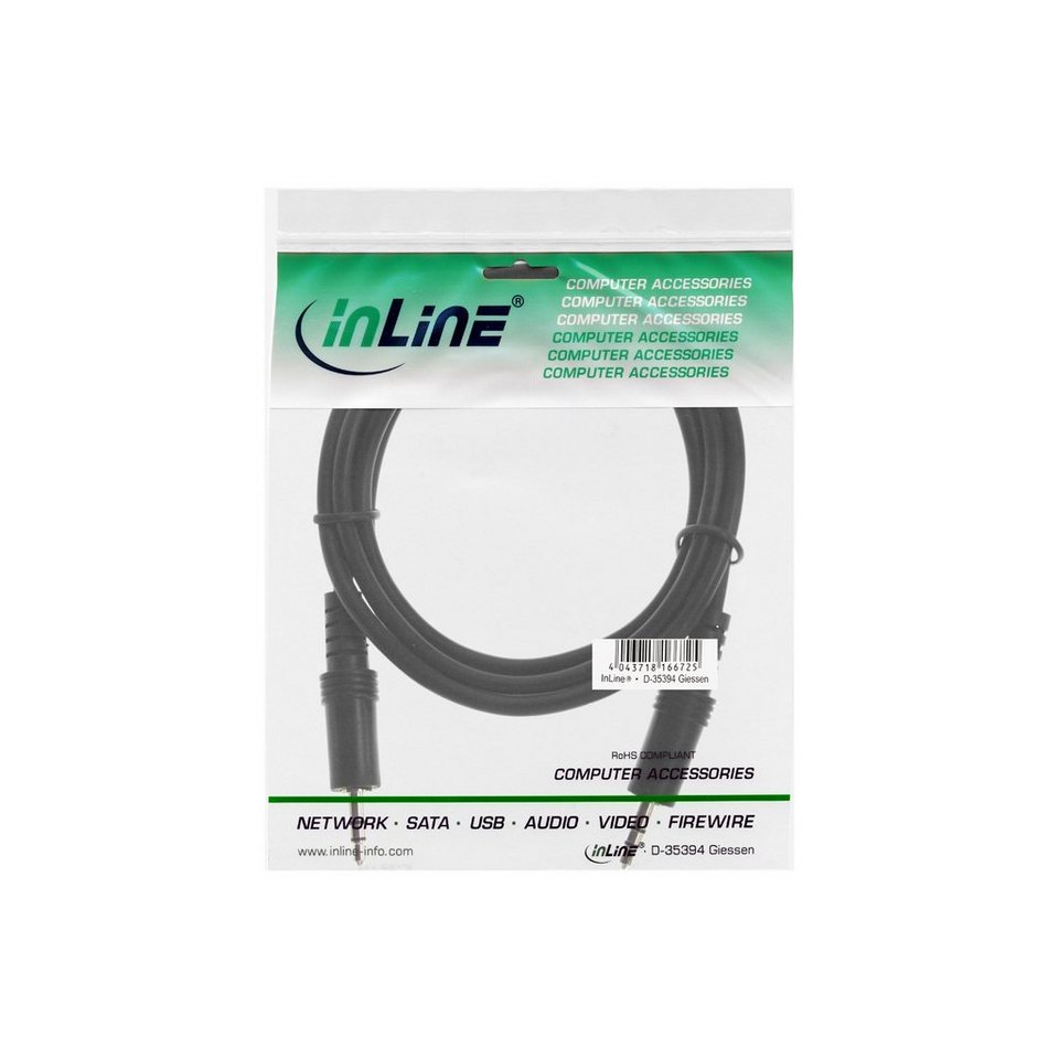 Intos Electronic Ag Inline® Klinke Kabel 3 5mm Stecker Stecker