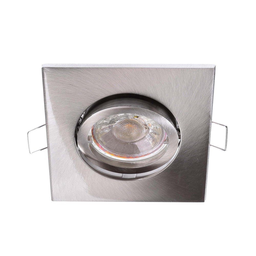 Deko Light Einbauleuchte Einbauleuchte Alioth Eckig In Silber Gu53