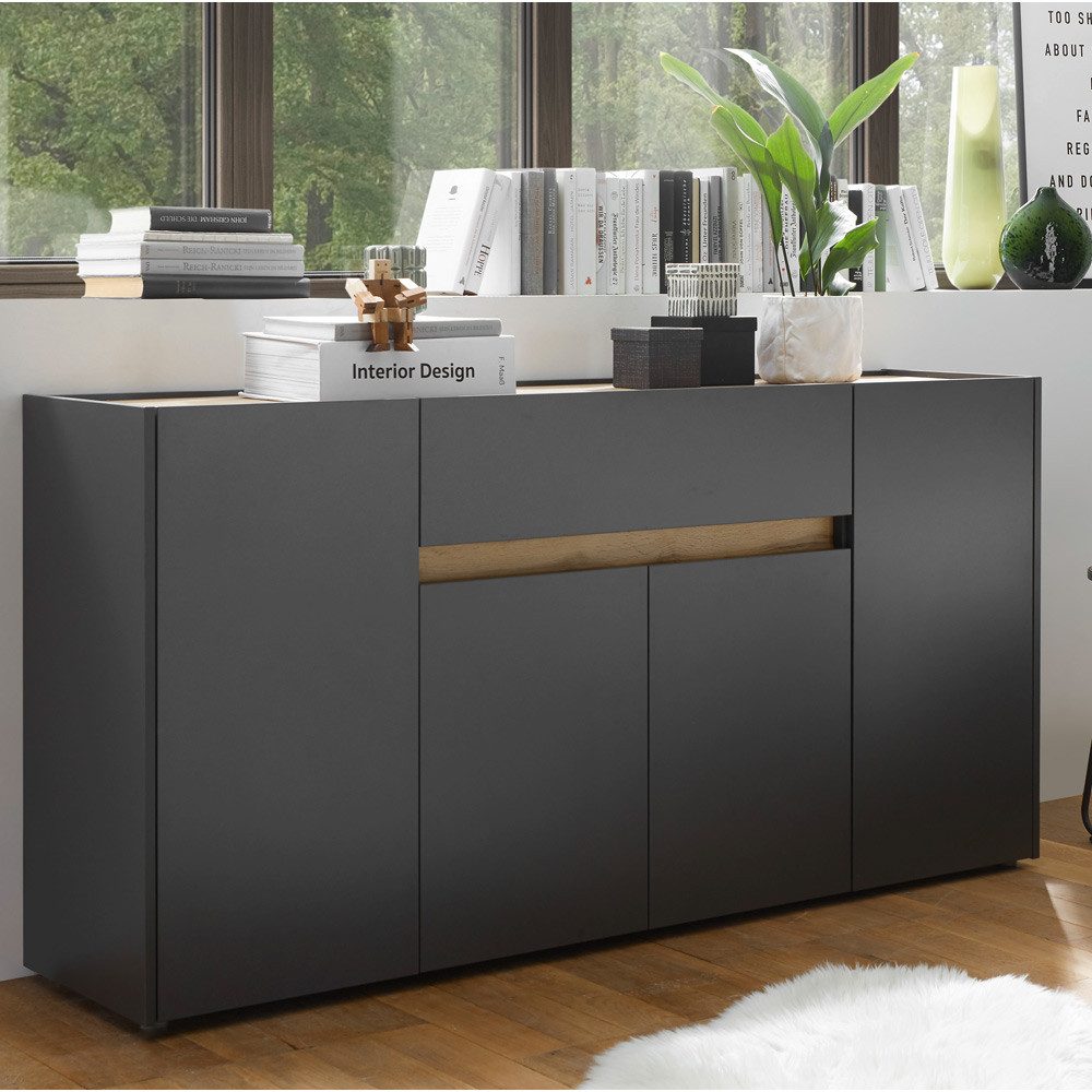 Lomadox Sideboard Crisp 61 Wotan Eiche Nb 1708740 Cm