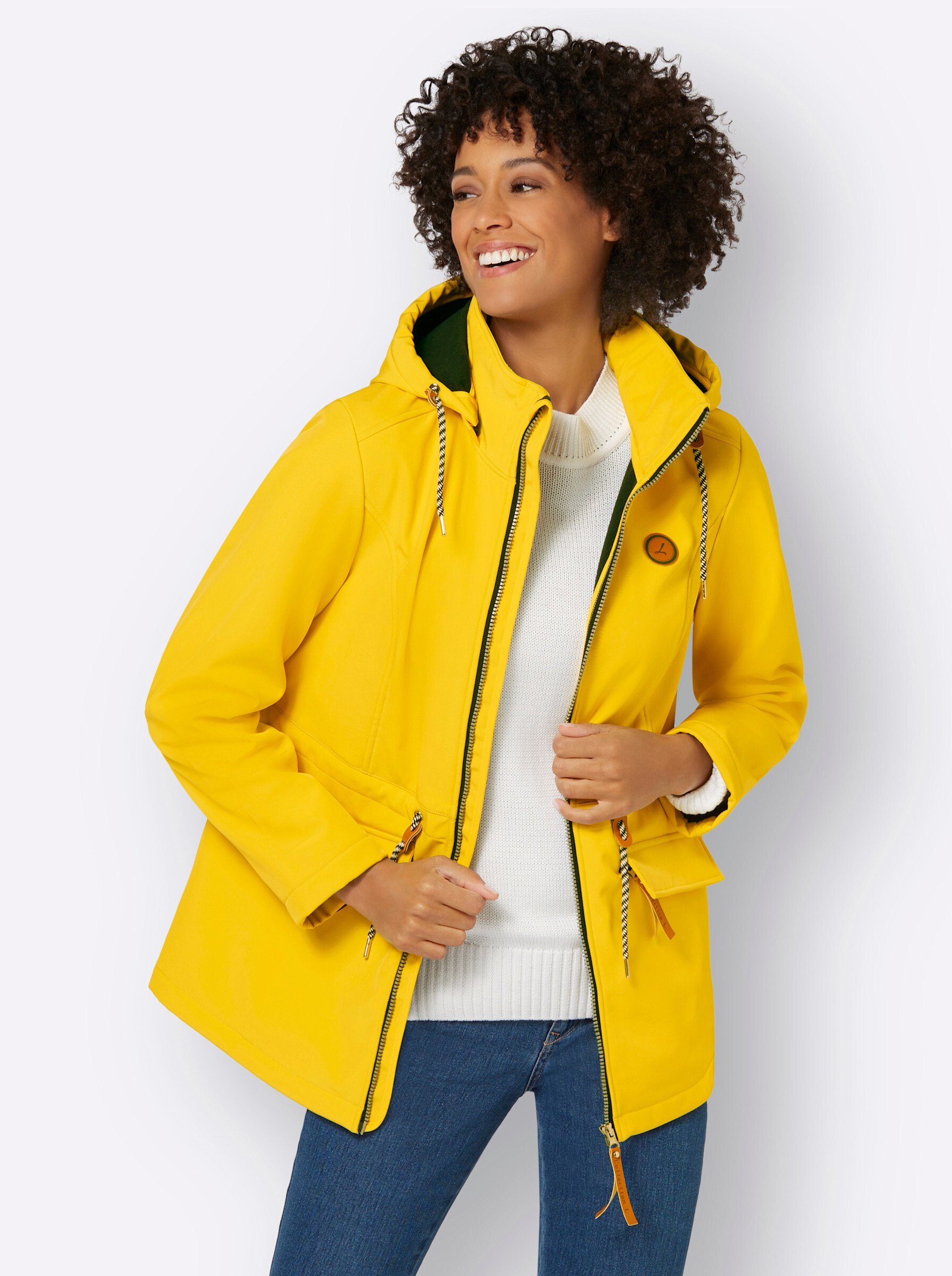 Witt Allwetterjacke Softshell-Jacke, Tunnelzug zur Weitenregulierung